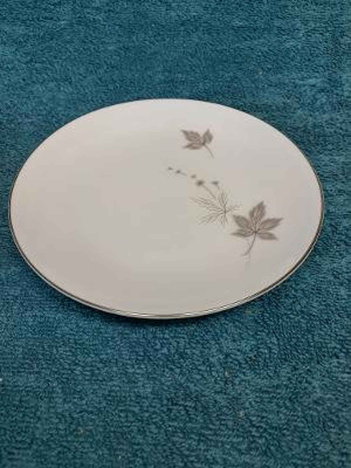 Mikasa Narumi Silver Maple Pattern Salad Plate Made in Japan - Etsy