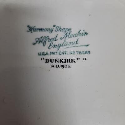 Alfred Meakin Harmony Shape Dunkirk Pattern Dinner Plate Vintage Made ...