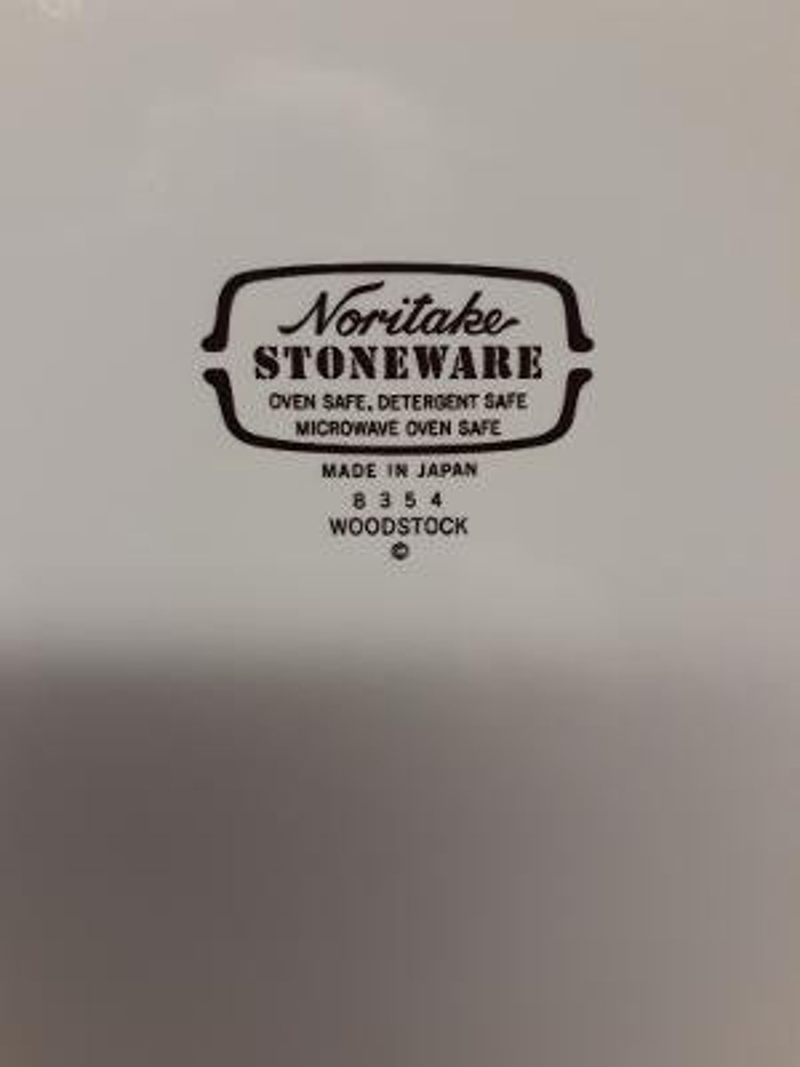 Noritake Stoneware Woodstock Pattern Dinner Plate Made in | Etsy