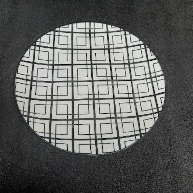 Dover & York Black and White Geometric Pattern Dinnerware Pieces Choice ...