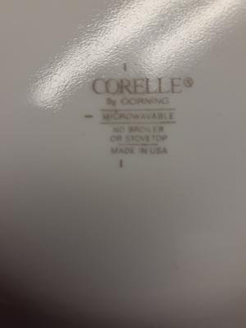 Corelle by Corning Rosemarie Pattern Bread and Butter Plate Made in USA set of Four - Etsy