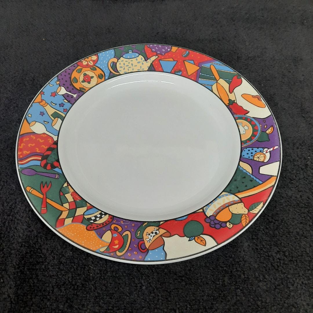 Sakura Genuine Stoneware Mardi Gras Pattern Dinnerware Piece Choice ...