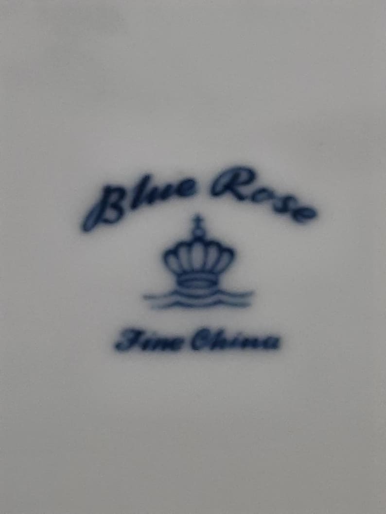 Blue Rose Fine China Chatham Pattern Dinnerware Piece Choice - Etsy