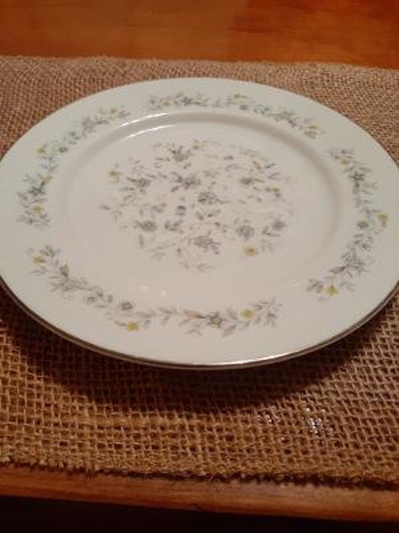Crescent China by Ranmaru Chantilly Pattern Salad Plate Made - Etsy