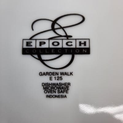 Epoch Collection Garden Walk Pattern Dinner Plate Flowers - Etsy