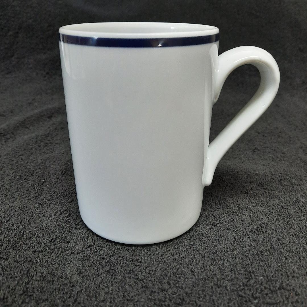 Dansk Bistro Christianshavn Blue Pattern Coffee Mug Made in Portugal - Etsy