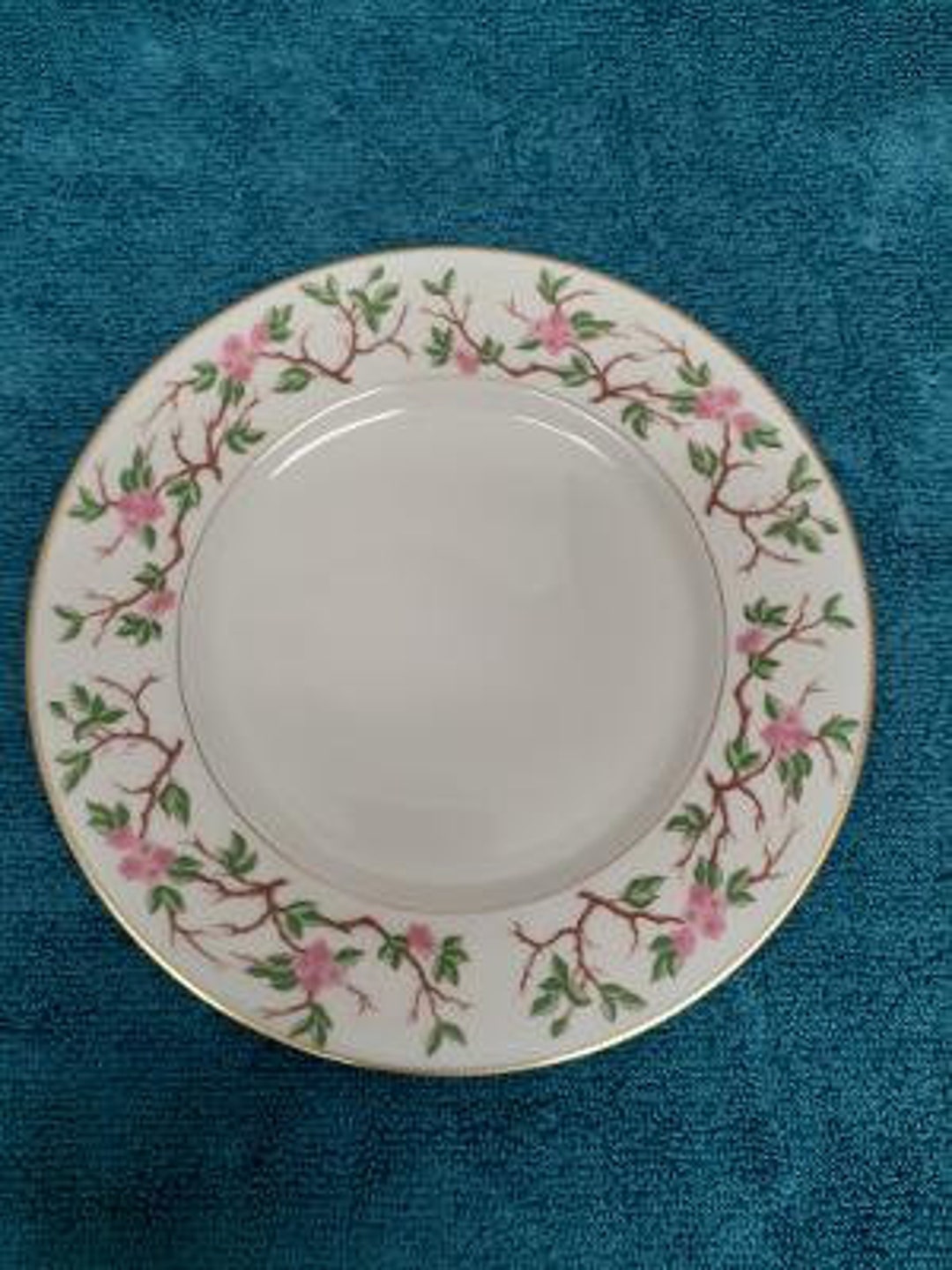 Franciscan Woodside Pattern Salad Plate Made in California - Etsy