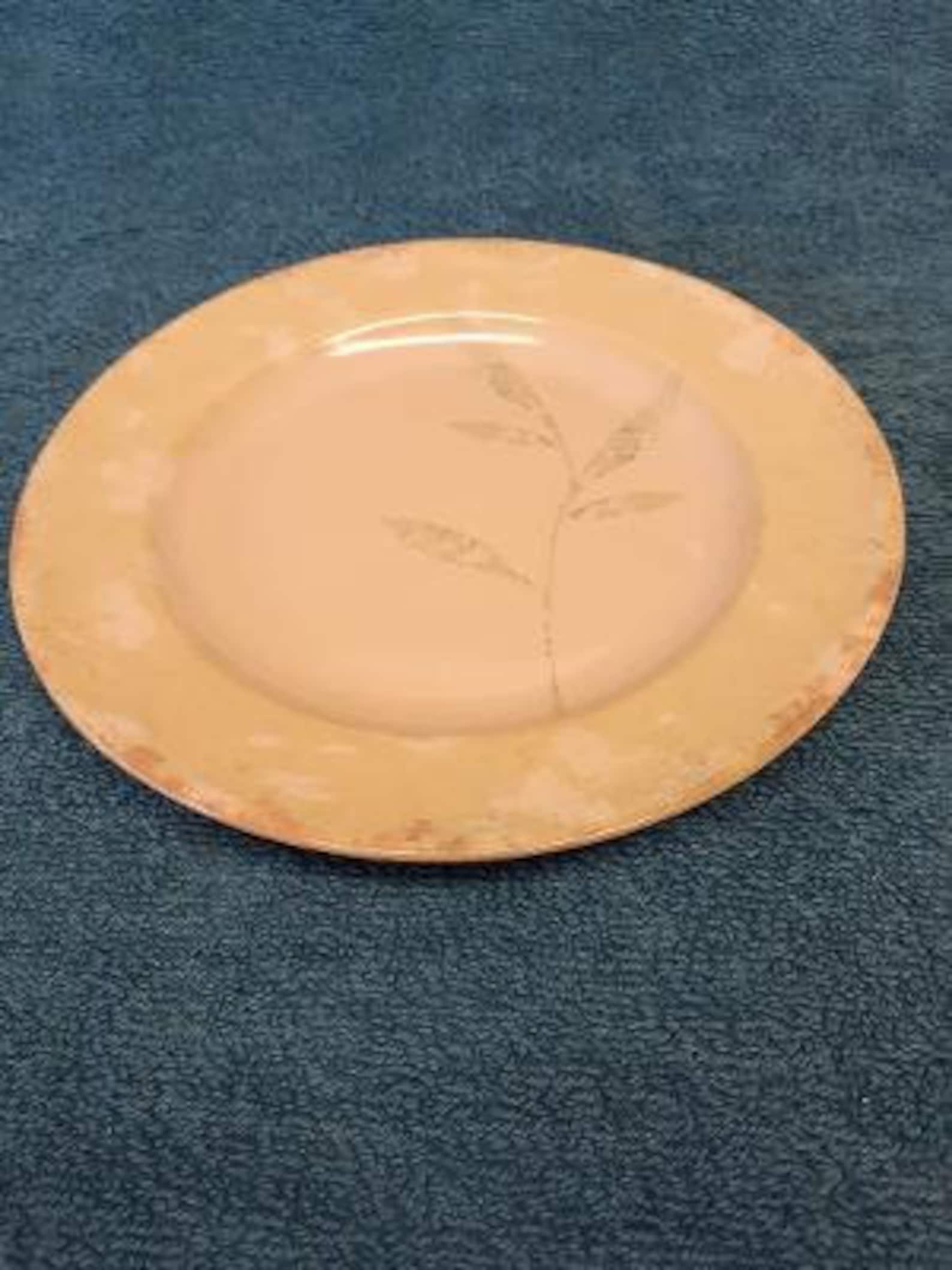 Pier 1 Imports Stoneware Antiqued Pattern Salad Plate - Etsy
