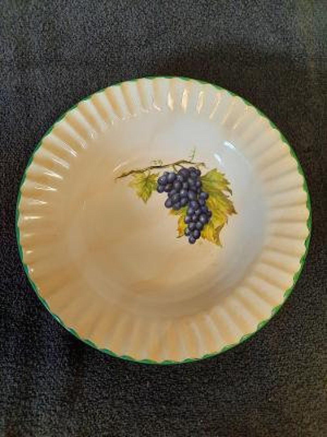 Ceramica Due Torri Grapevine Pattern Round Vegetable Serving Bowl Made ...