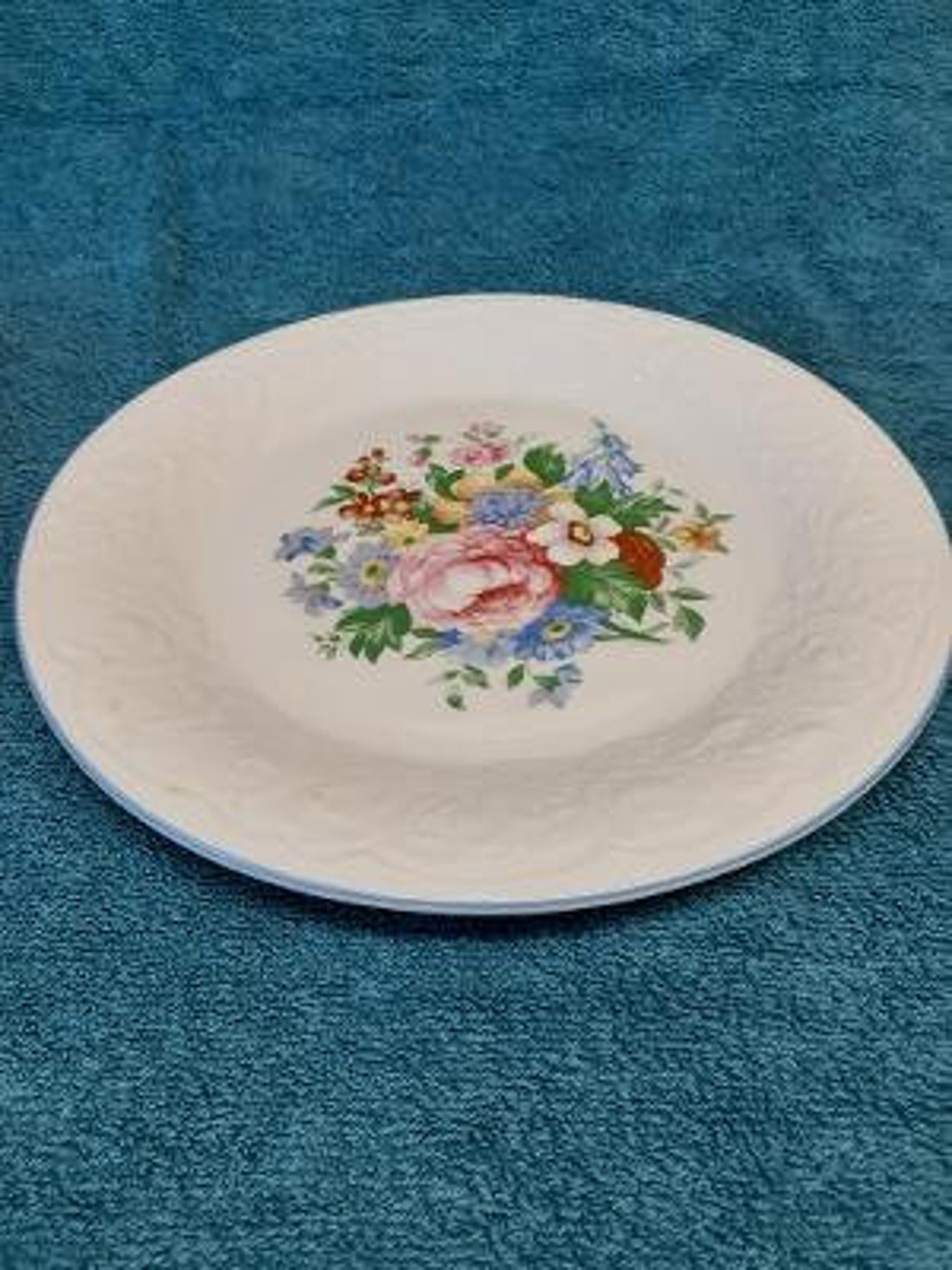 Tabletops Unlimited Victorian Rose Pattern Dinner Plate | Etsy