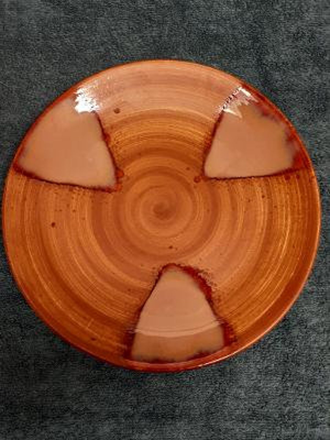 Sango Splash Pattern Stoneware Dinner Plate Brown Drip Style - Etsy