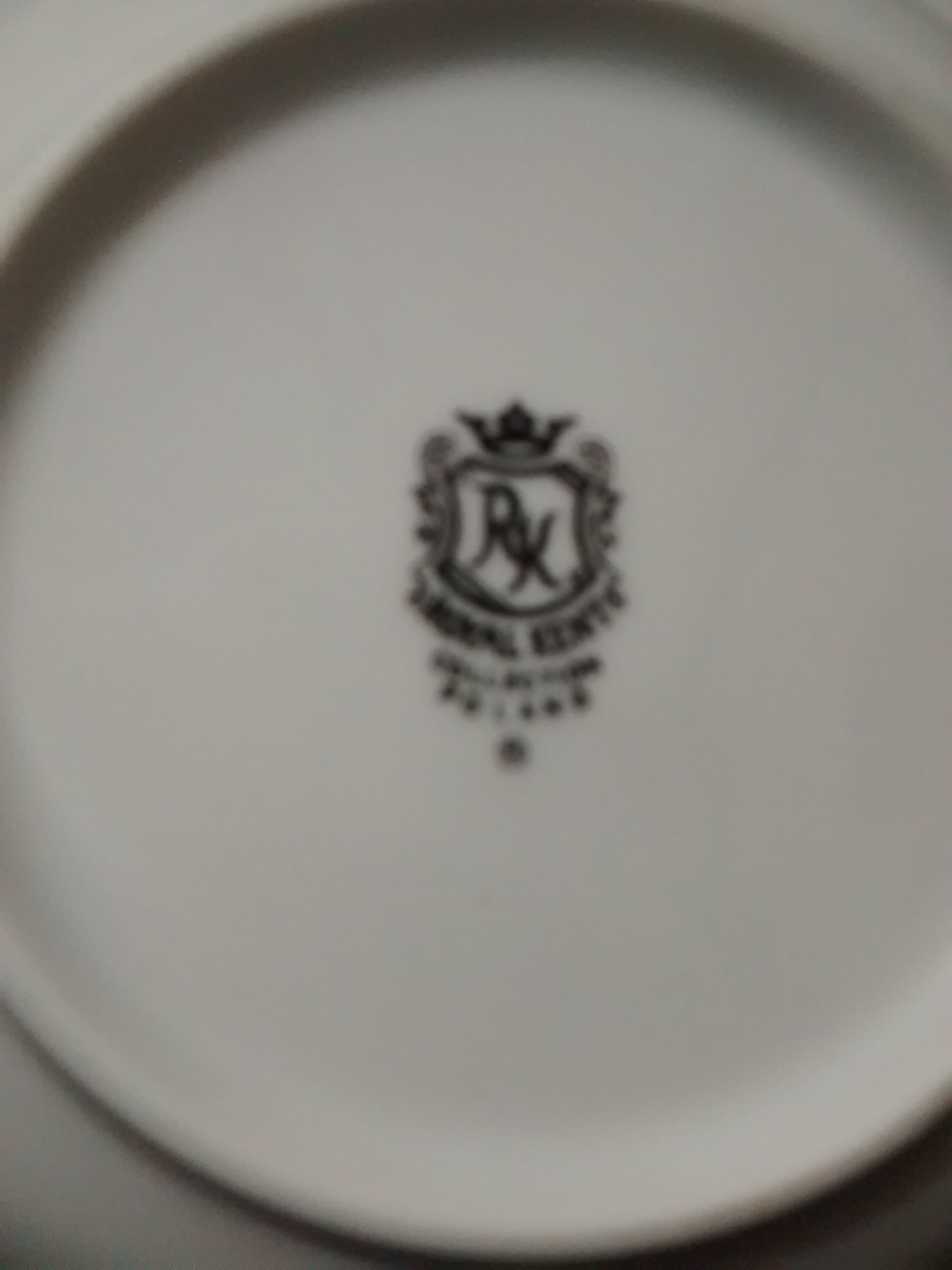 Royal Kent Collection Rose Pattern Rimmed Soup Bowl Poland - Etsy