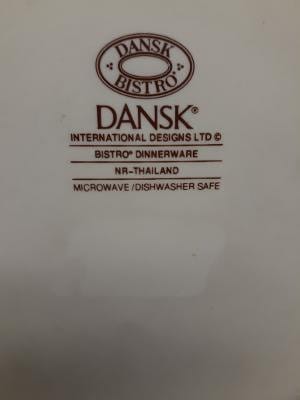 Dansk Bistro Dinnerware Kobenhavn Pattern Salad Plate - Etsy
