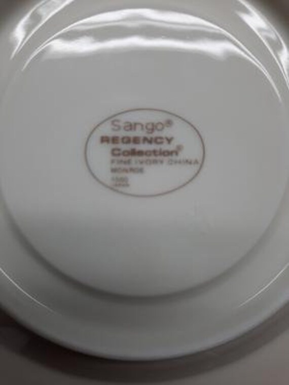 Plates Kitchen & Dining Sango Regency Collection Fine Ivory China ...