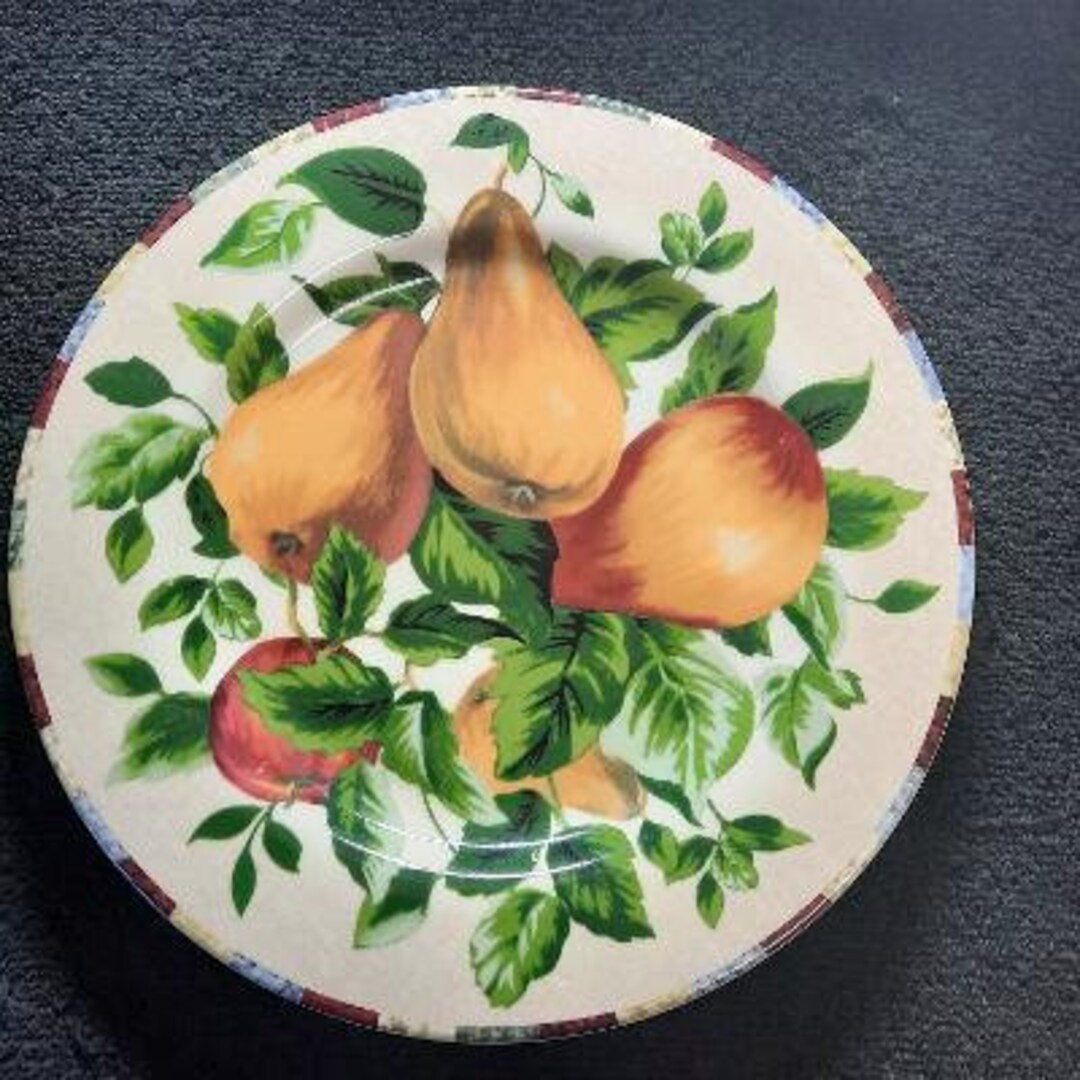Sakura Oneida Excell Stoneware Sonoma Pattern Salad Plate Multicolored ...