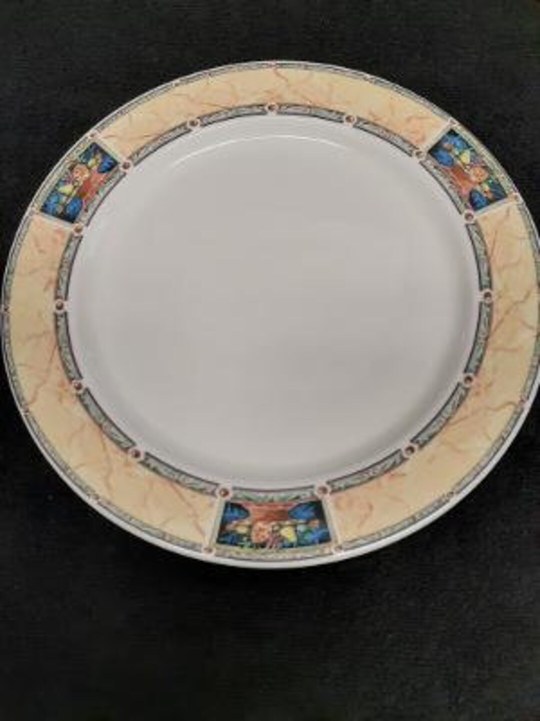 Steelite Fresco Pattern Chop Plate Platter Marble and Fruit Motif Made ...
