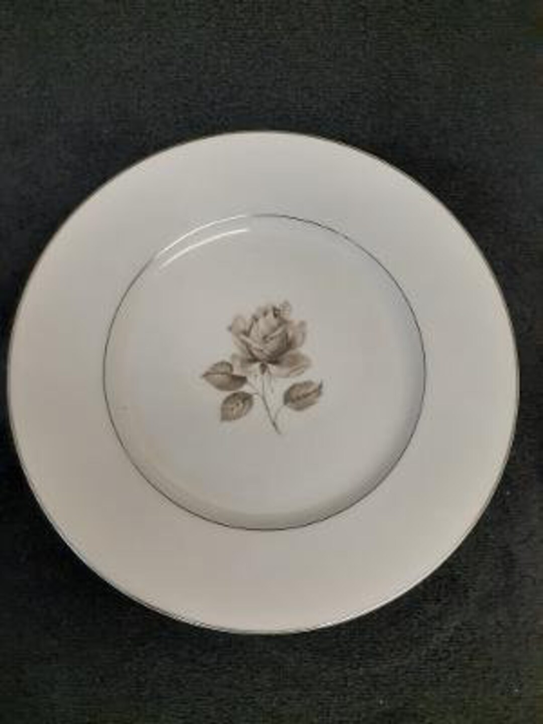 Towne Fine China Moonlight Rose Pattern Dinner Plate Made in Bavaria ...