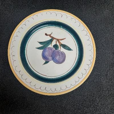 Stangl Pottery Fruit Pattern Hand Painted Salad Plate Made in - Etsy