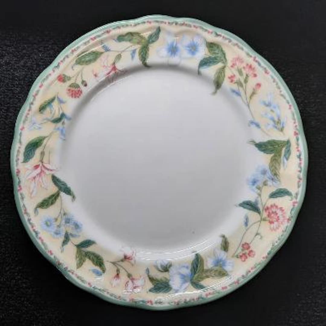 Epoch Collection Floral Bay Pattern Salad Plate Flowers - Etsy