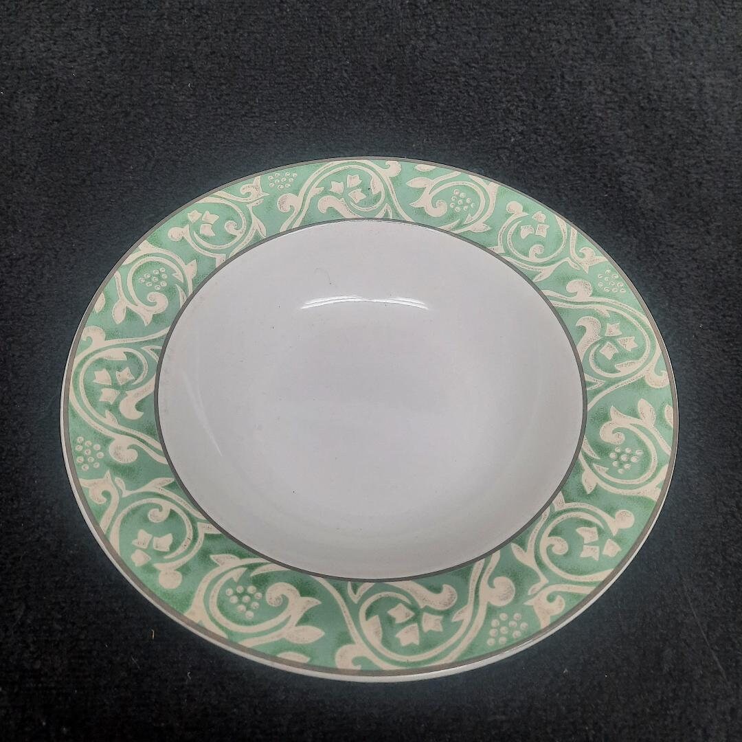 Sango China Pavillion Pattern Large Rimmed Soup Bowl - Etsy