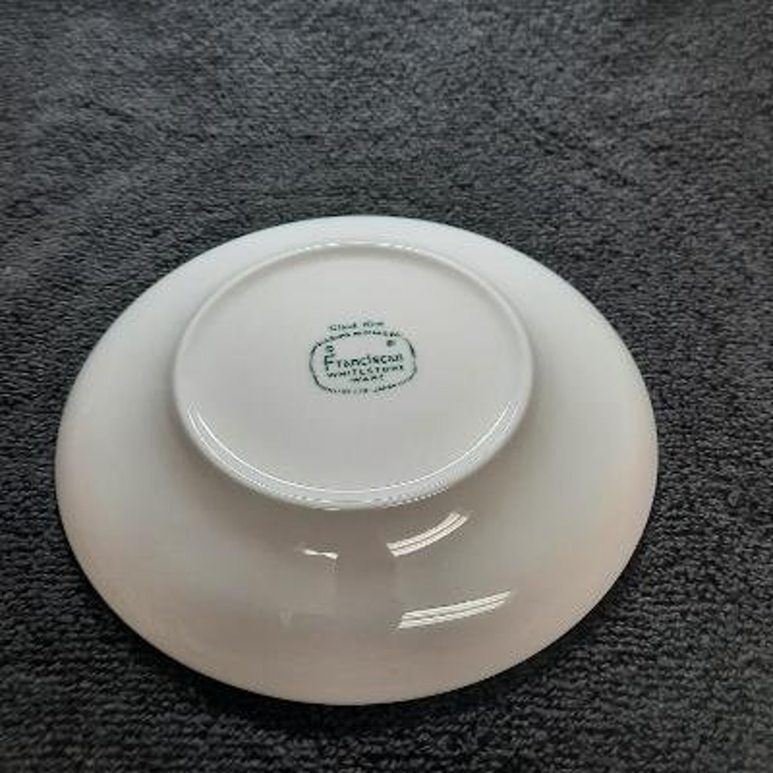 Franciscan Whitestone Ware Cloud Nine Pattern Bread and Butter Pie ...