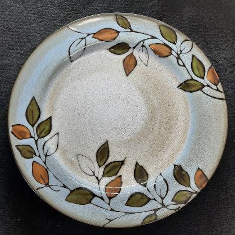 Pfaltzgraff Everyday Rustic Leaves Pattern Dinner Plate - Etsy