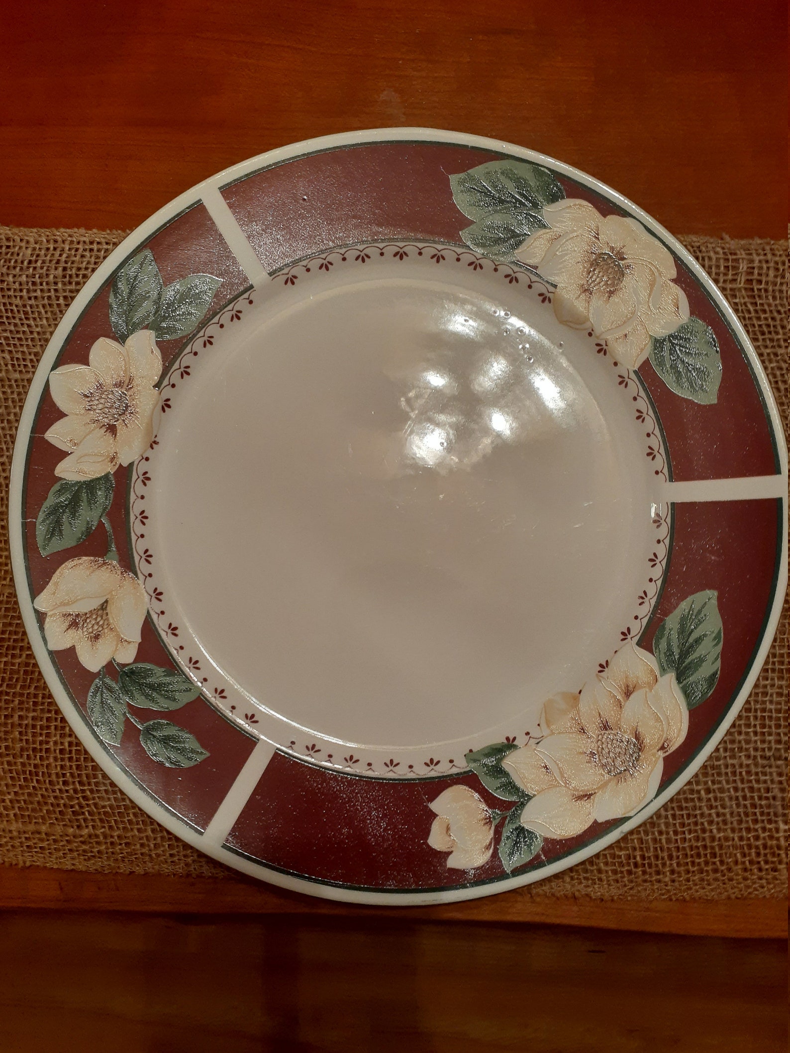 Gibson Magnolia Pattern Chop Plate Platter - Etsy