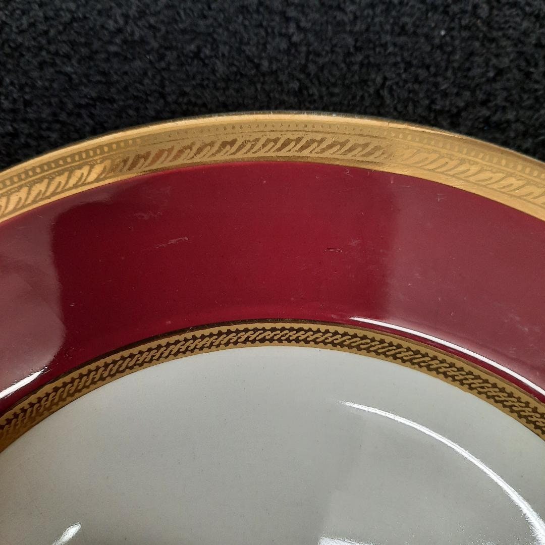 Crown Ducal Oxford Burgundy Pattern Dinnerware Pieces Choice Made in ...