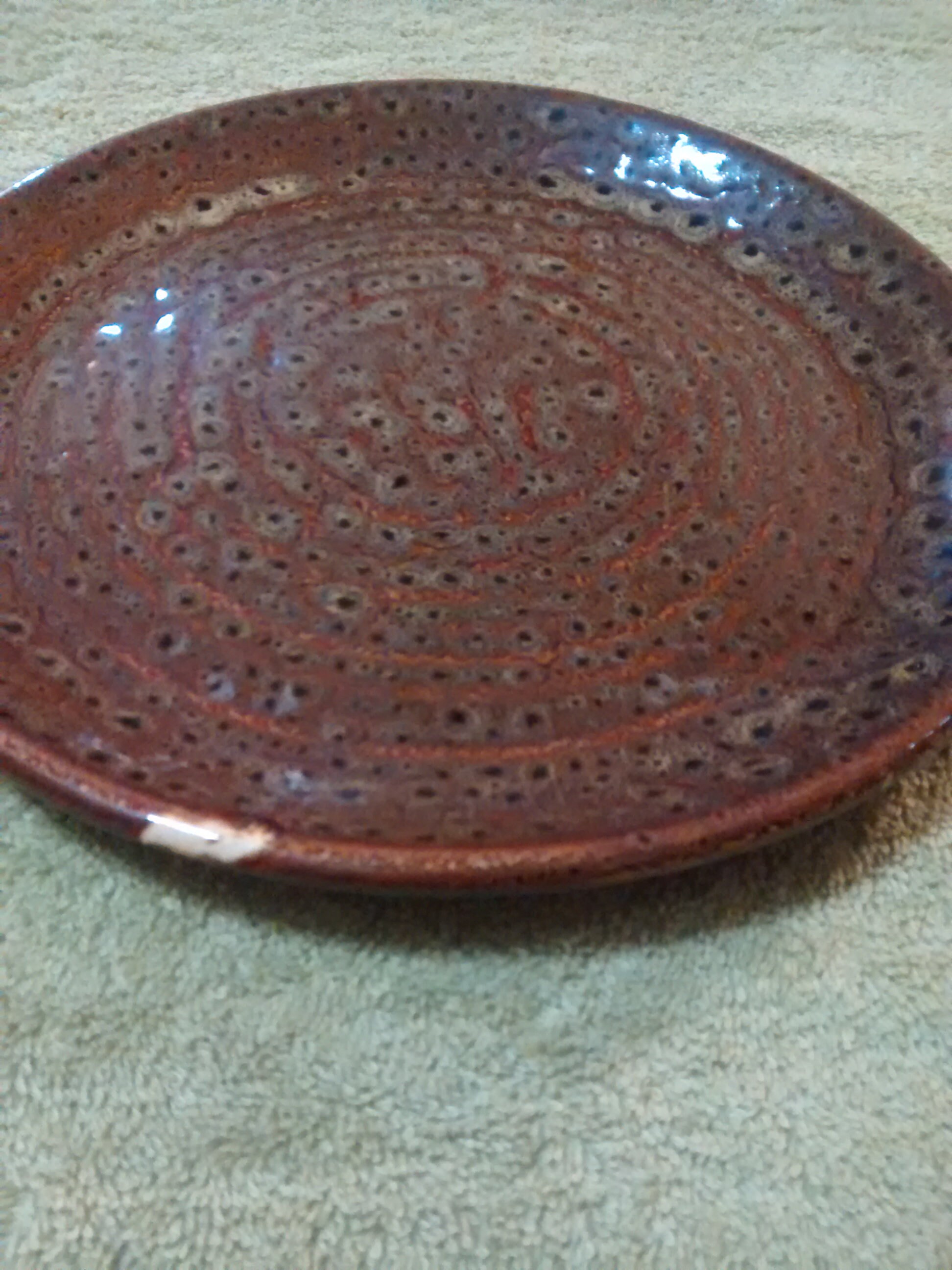 Jaclyn Smith Today Series Mottled Brown Pattern Dinner Plate - Etsy
