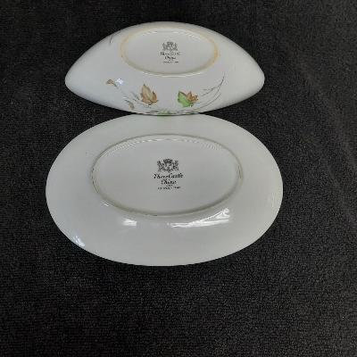 Three Castle China Harvest Time Pattern Gravy Boat With Underplate Made ...