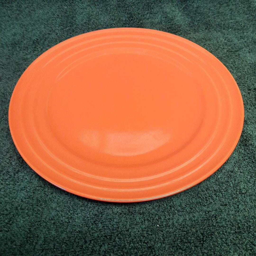 Rachael Ray Double Ridge Red Pattern Dinner Plate - Etsy