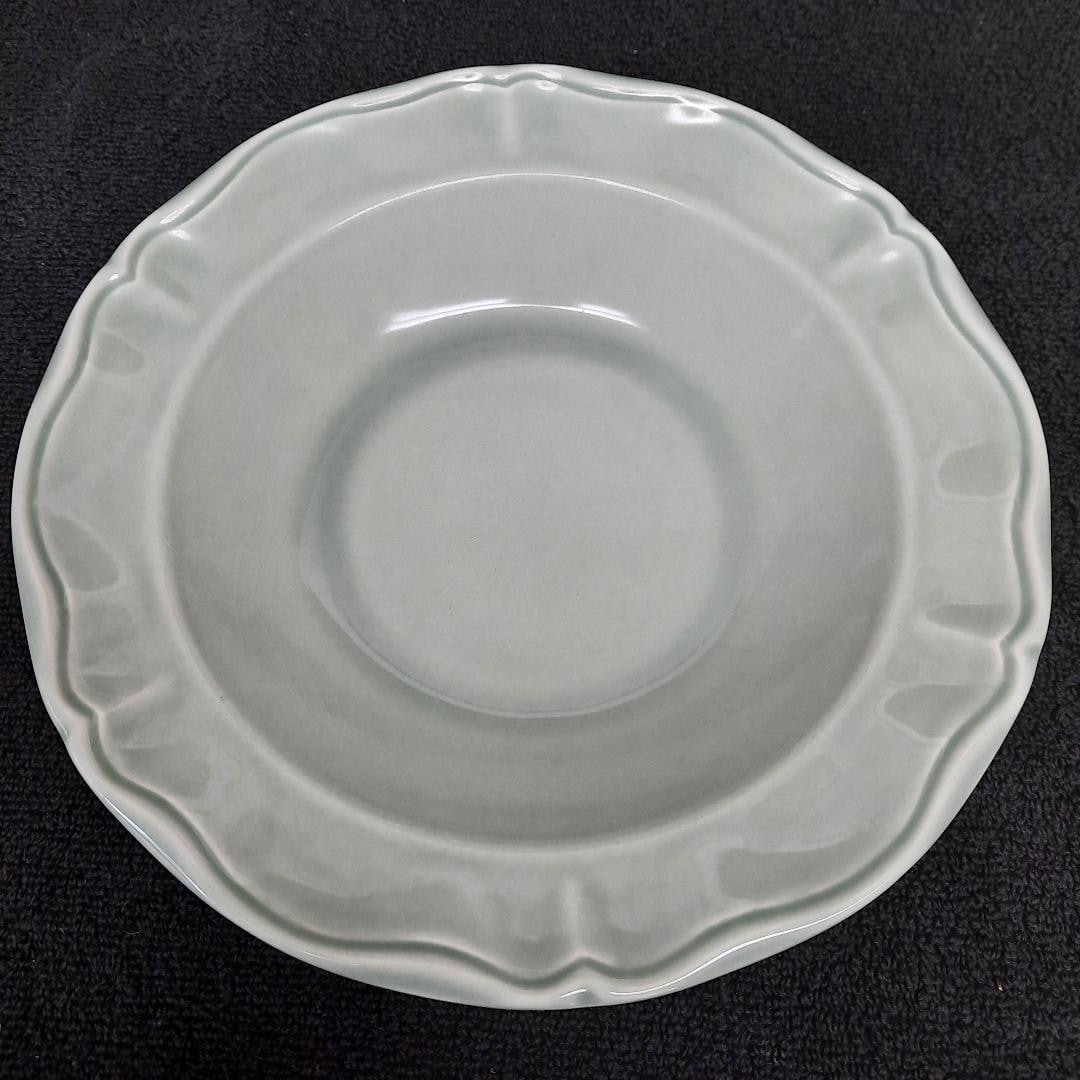 Varages Luberon Green Pattern Rimmed Soup Bowl Made in France - Etsy