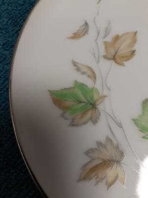 Three Castle China Harvest Time Pattern Bread and Butter Plate Made in ...