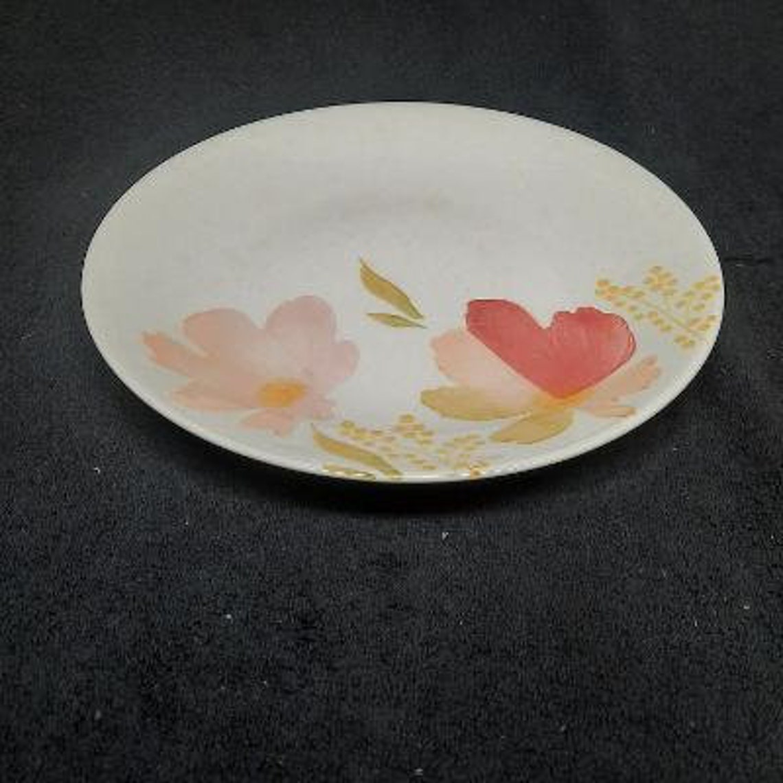Matceramica Hand Painted Floral Pattern Dinner Plate Made in - Etsy
