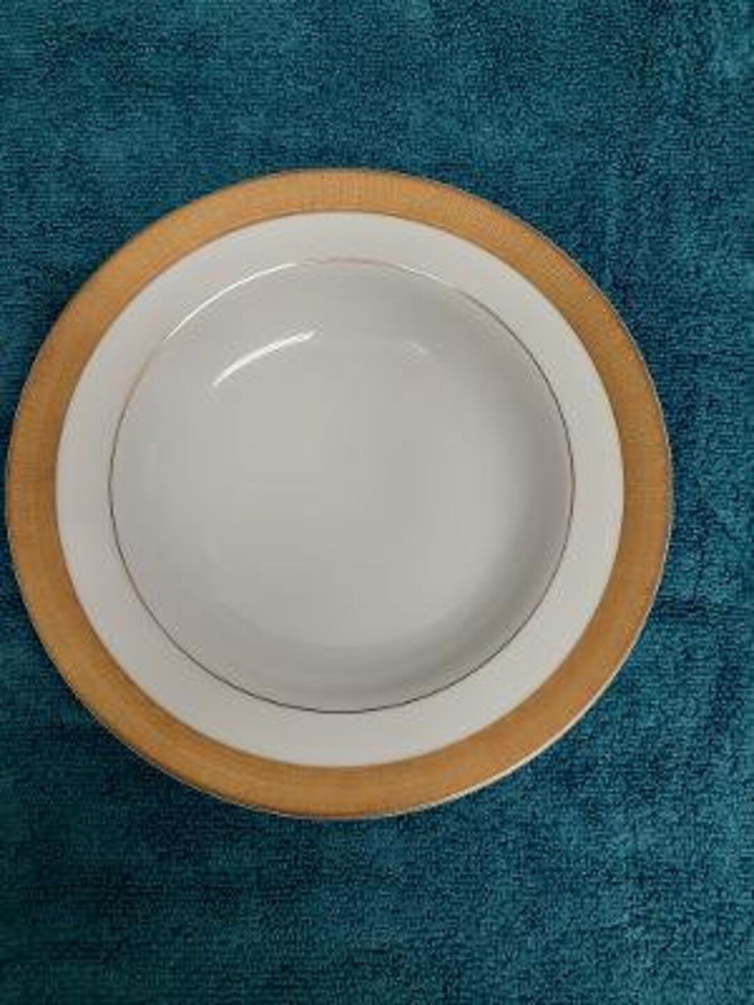 Sango China Georgetown Pattern Gold Encrusted Rimmed Soup Bowl Made in ...