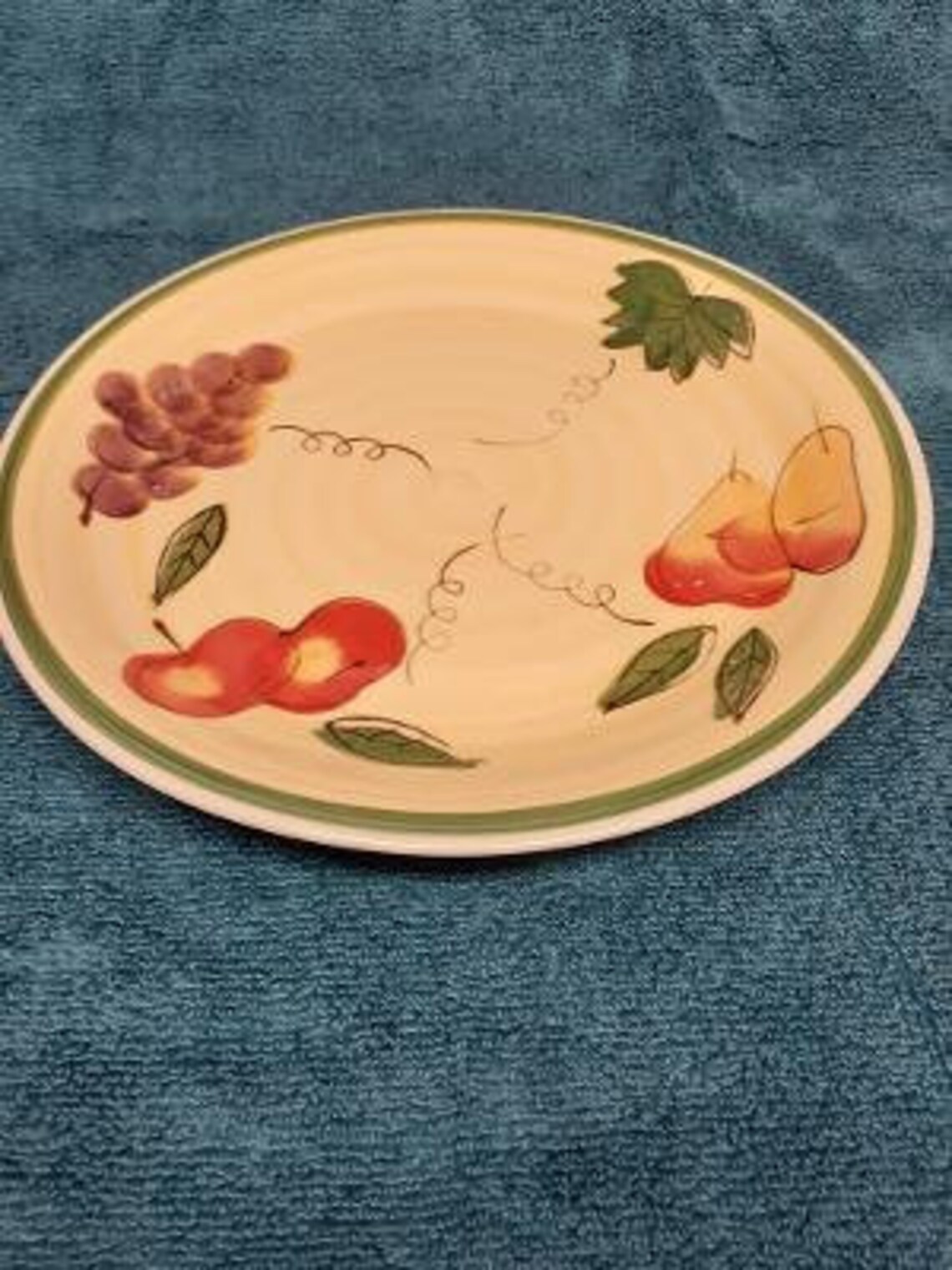 Royal Norfolk Stoneware Tuscan Fruit Pattern Dinner Plate A - Etsy