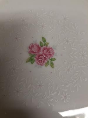 Bristol Fine China Rose Point Pattern Dinnerware Piece Choice Plate ...