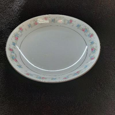 M Fine China Japan Waid 5036 Pattern Coupe Soup Bowl Platinum Trim - Etsy