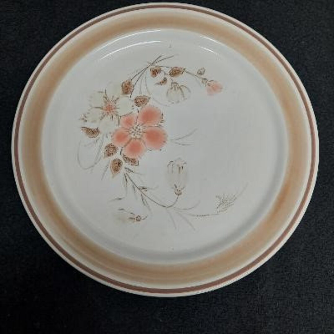Hearthside Watercolors Stoneware Blush Pattern Dinner Plate Made in ...