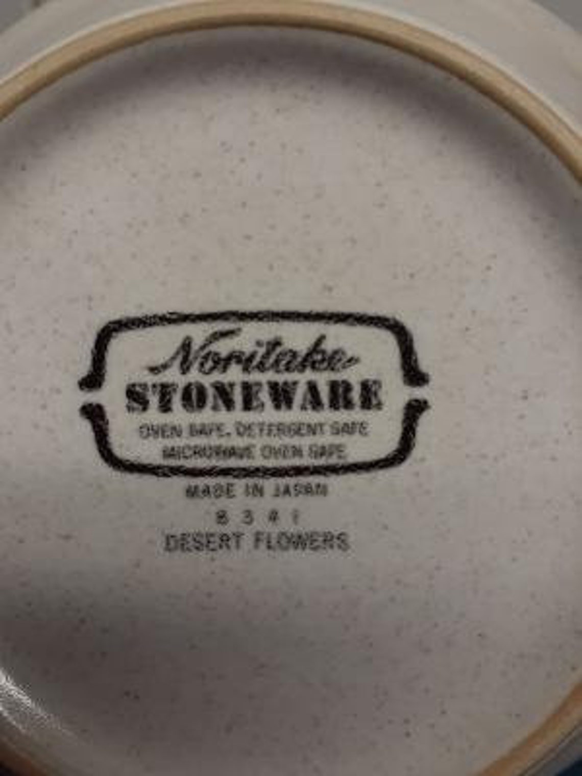 Noritake Stoneware Desert Flowers Pattern Rimmed Cereal Bowl Made in ...