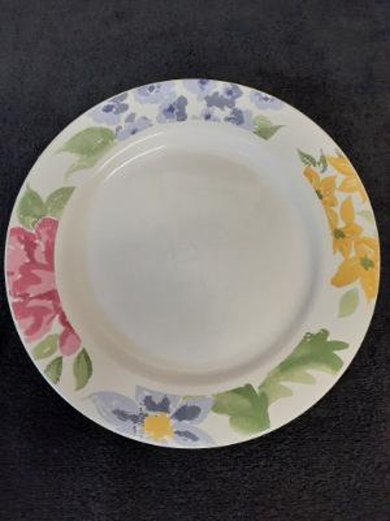 Newcor Stoneware Tempo Pattern Dinner Plate More Available | Etsy