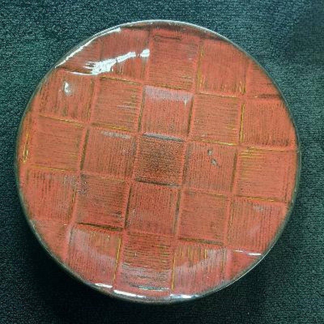 American Atelier Stoneware Weave Pattern Dinner Plate Embossed Brown - Etsy