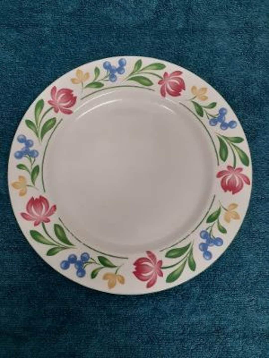 Farberware Stoneware Dorchester Pattern Dinner Plate - Etsy