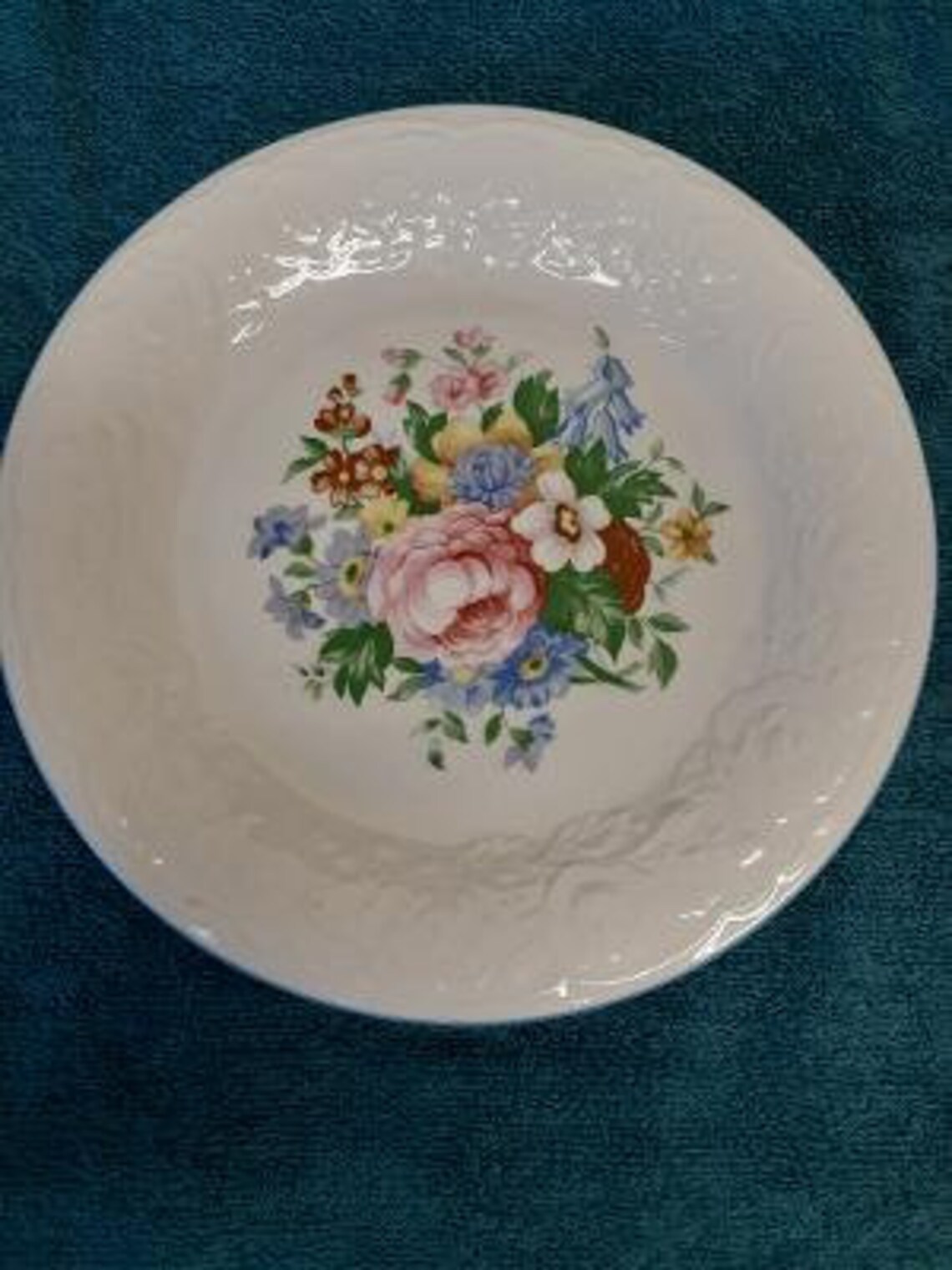 Tabletops Unlimited Victorian Rose Pattern Dinner Plate | Etsy