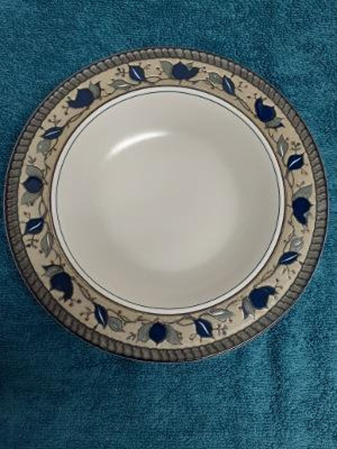 Mikasa Intaglio Arabella Pattern Large Rimmed Soup Bowl Stoneware - Etsy