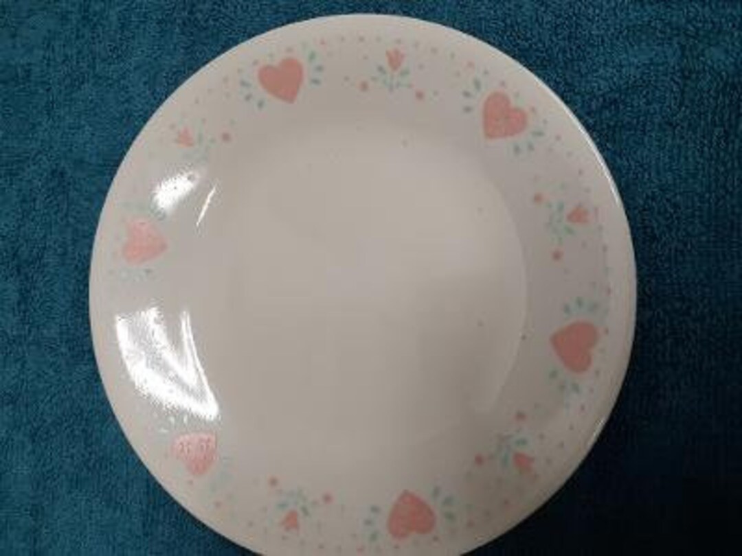 Corelle by Corning Forever Yours Pattern Bread and Butter Plate Made in ...