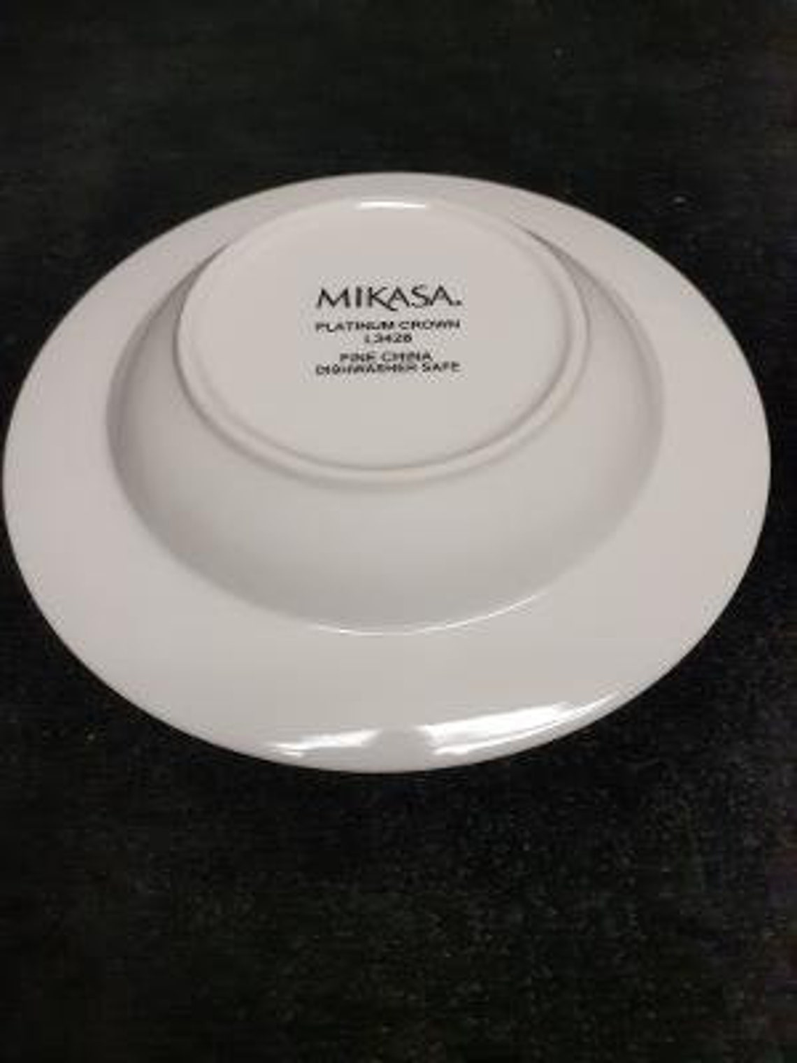 Mikasa Fine China Platinum Crown Pattern Rimmed Soup Bowl - Etsy