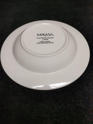 Mikasa Fine China Platinum Crown Pattern Rimmed Soup Bowl - Etsy