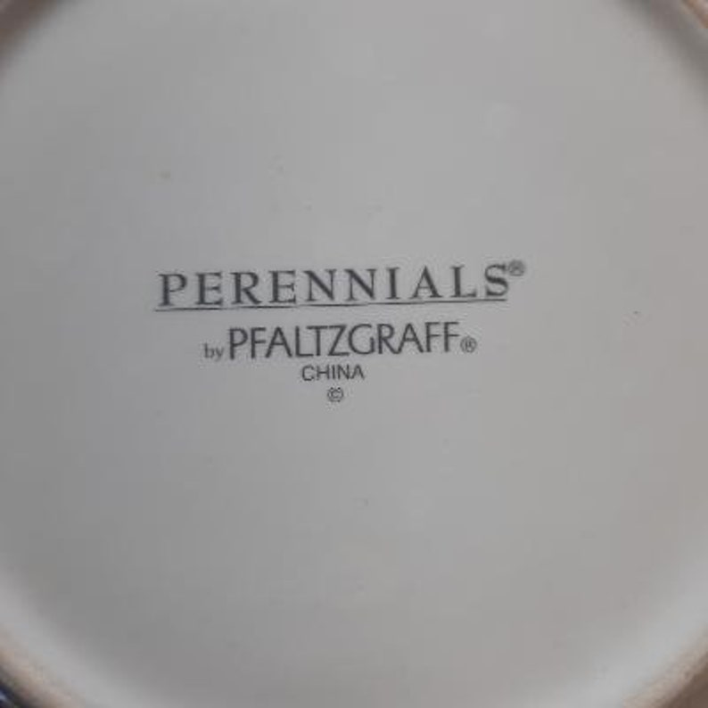 Pfaltzgraff Perennials Flower Garden Pattern Salad Plate - Etsy