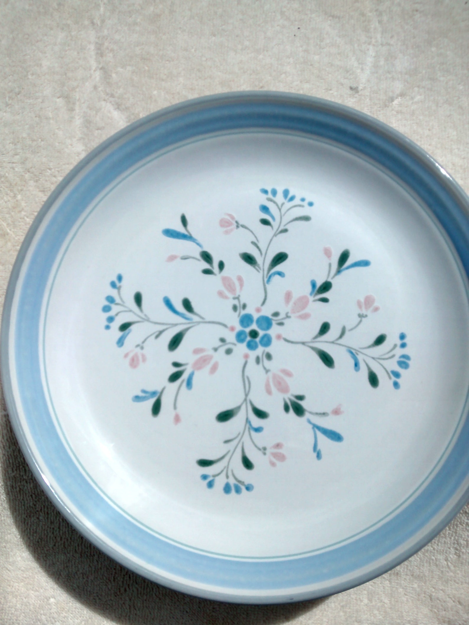 Yamaka Stoneware Fascino Pattern Hand Decorated Dinner Plate - Etsy